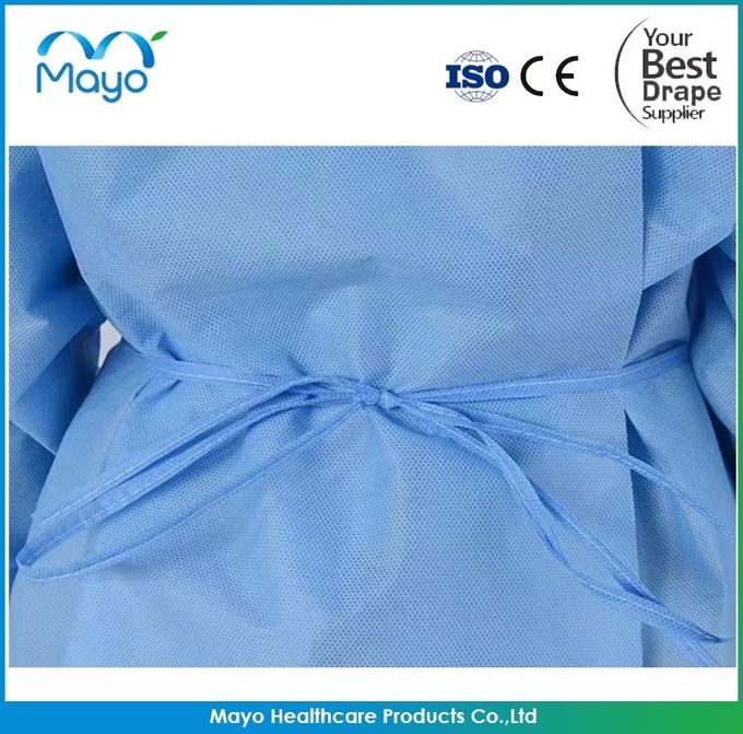 Sms 40gsm Aami Level 3 Gown Level 3 Disposable Isolation Gowns