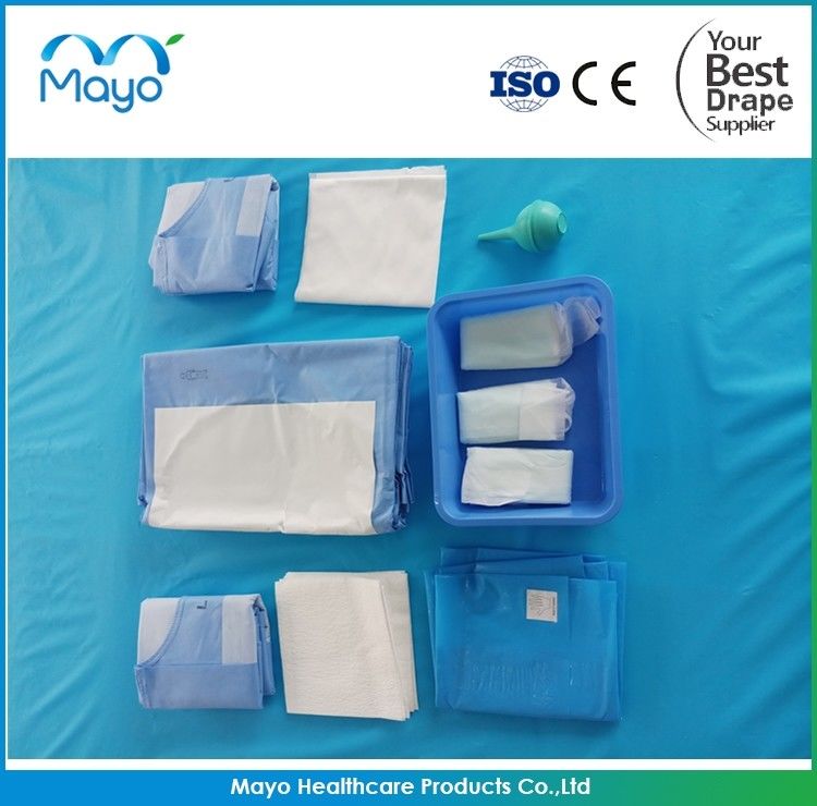 Soft SMMS Non Woven Disposable Sterile C Section Surgical Drapes ...