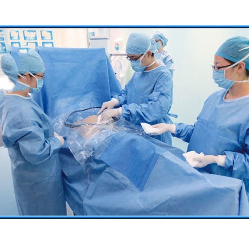Disposable sterile surgical C-section pack/caesarean pack