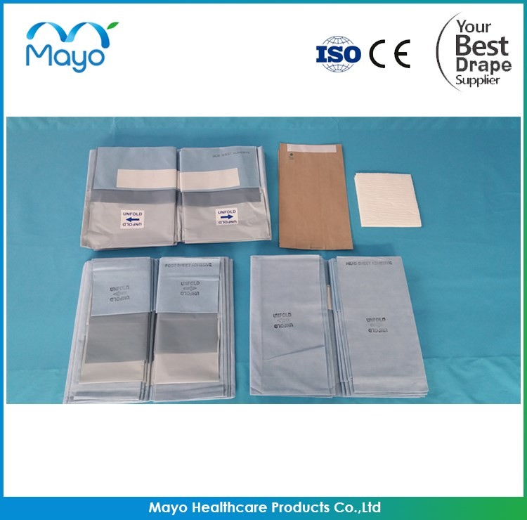PE SMS Fenestrated Surgical Drape Pack Disposable Sterile