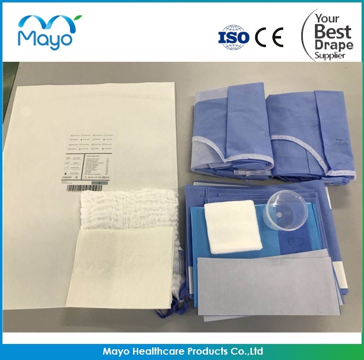 55Gsm MAYO Surgical Drape Universal Hospital Operation Drape Pack