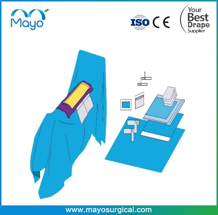 EO Sterile Disposable Thoracic Surgical Drape Pack Medical Consumable