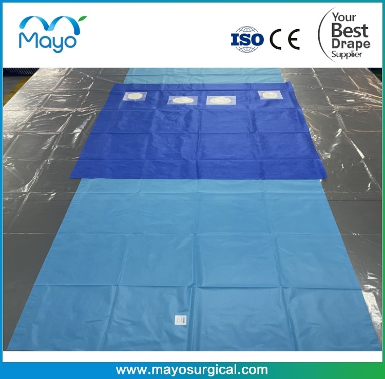 Cardiovascular Drapes - Ultimate Angiography Drape with 2 Femoral ...