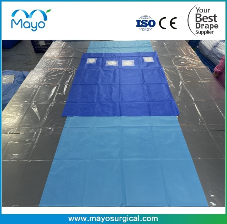 Surgical Drapes - Femoral Angiography Drapes for Endovascular Procedures