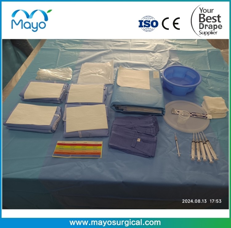 Surgical Radial Angiography Pack For Angiography Interventional In Cath Lab