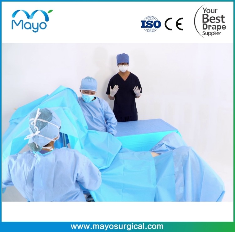 Surgical Gynaecologic Pack With Gyne Drape
