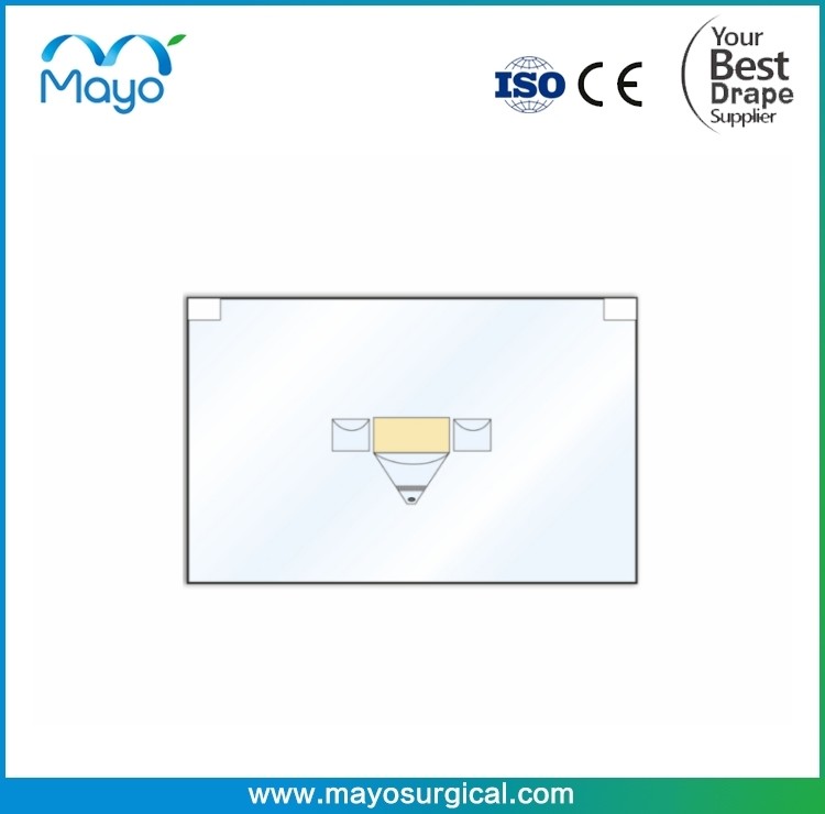 Customized Surgical Vertical Isolation Drape with collection pouch
