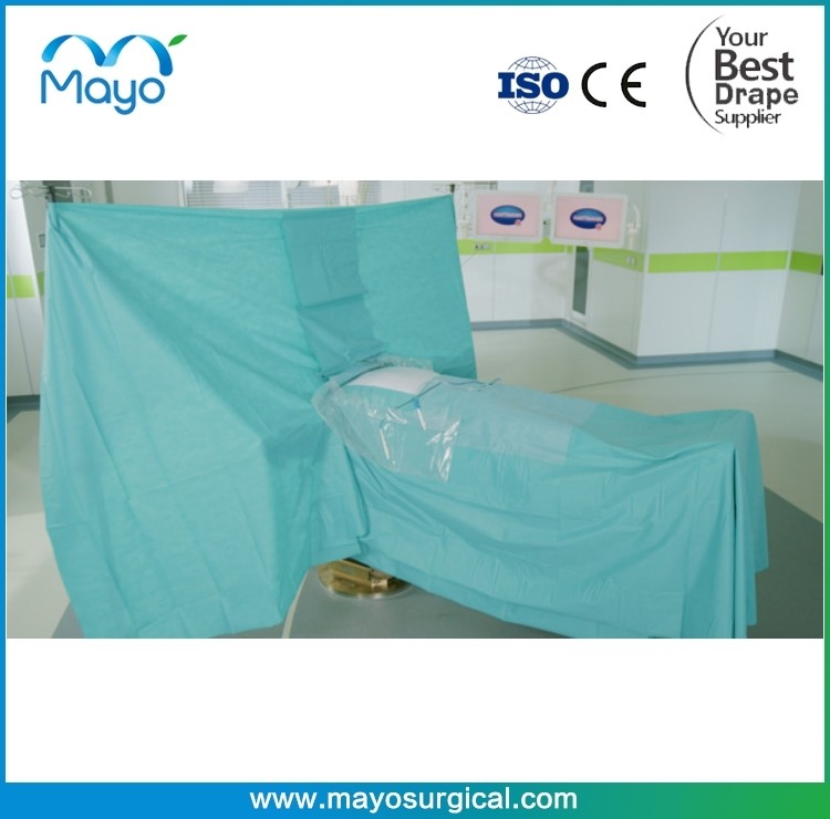Protect Plus Surgical Laparoscopy Drape Set With Collection Pouch