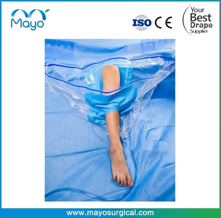 Sterile Surgical Knee Arthroscopy Drape use for Leg/ Knee Procedure