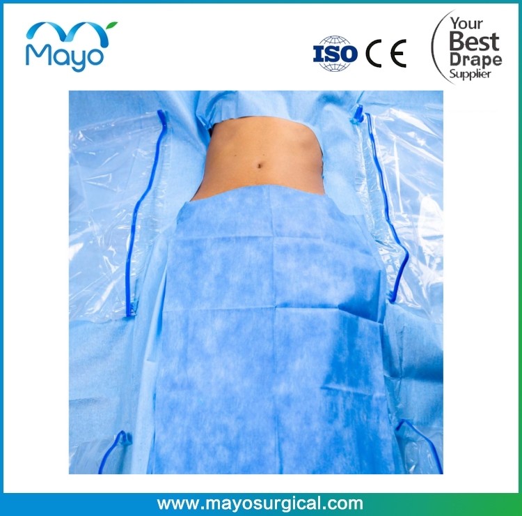 Customized AAMI Level 4 SMMS Surgical Liver Transplant Drape With ...