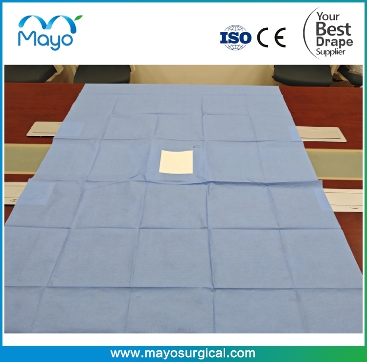 Disposable Sterile LAZER Eye Drape with double collection Pouch