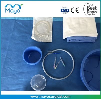 CE ISO Angiography Drape Pack Angio Surgical Drape With Adhesive