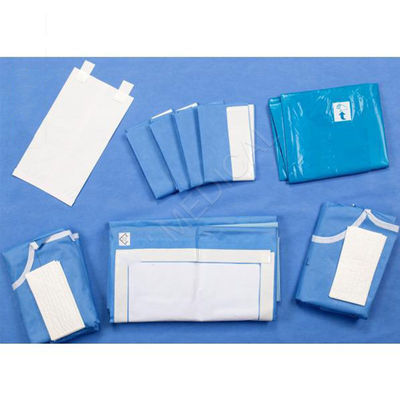Disposable sterile surgical C-section pack/caesarean pack