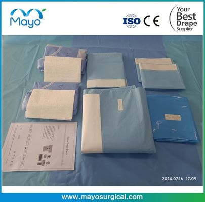 Surgical Use Vertebral Surgery Sterile Laminectomy Spinal Drape Pack ...