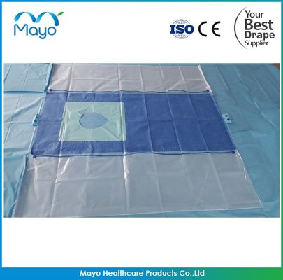 Nonwoven Fabric Orthopedic Hip Drapes Sterile Hip Drape With Pouch