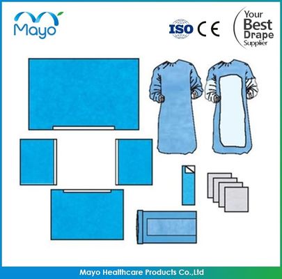 55Gsm MAYO Surgical Drape Universal Hospital Operation Drape Pack