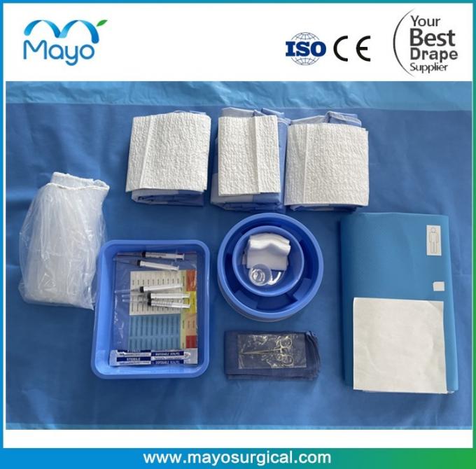 ISO standard Surgical Cardiology Angio Drape Angiography Drape Kits