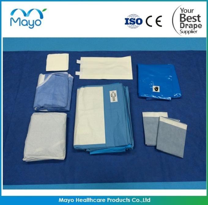 Sterile Laparoscopy Pelviscopy Pack MAYO Surgical Drape Packs